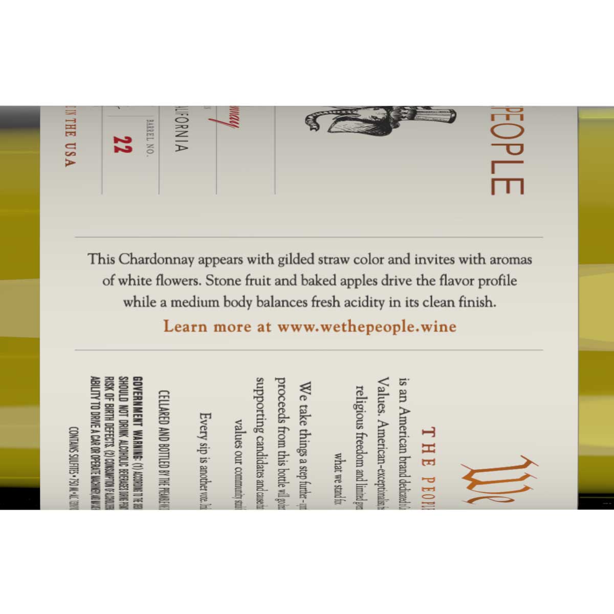 2019 California Chardonnay - We The People Wine