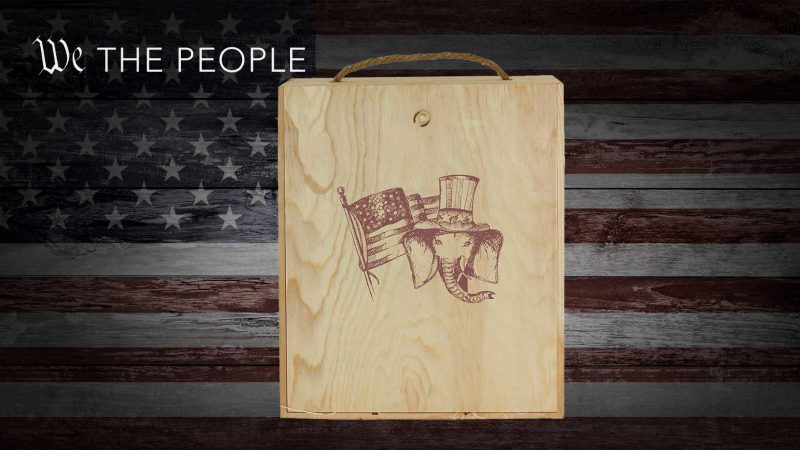 Wooden Gift Box Set - We The People Wine